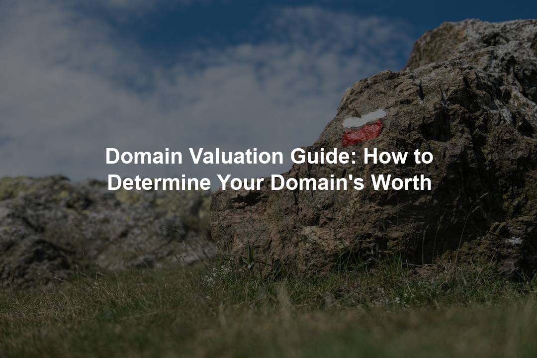 Domain Valuation Guide: How to Determine Your Domain’s Worth – Domain Nexus