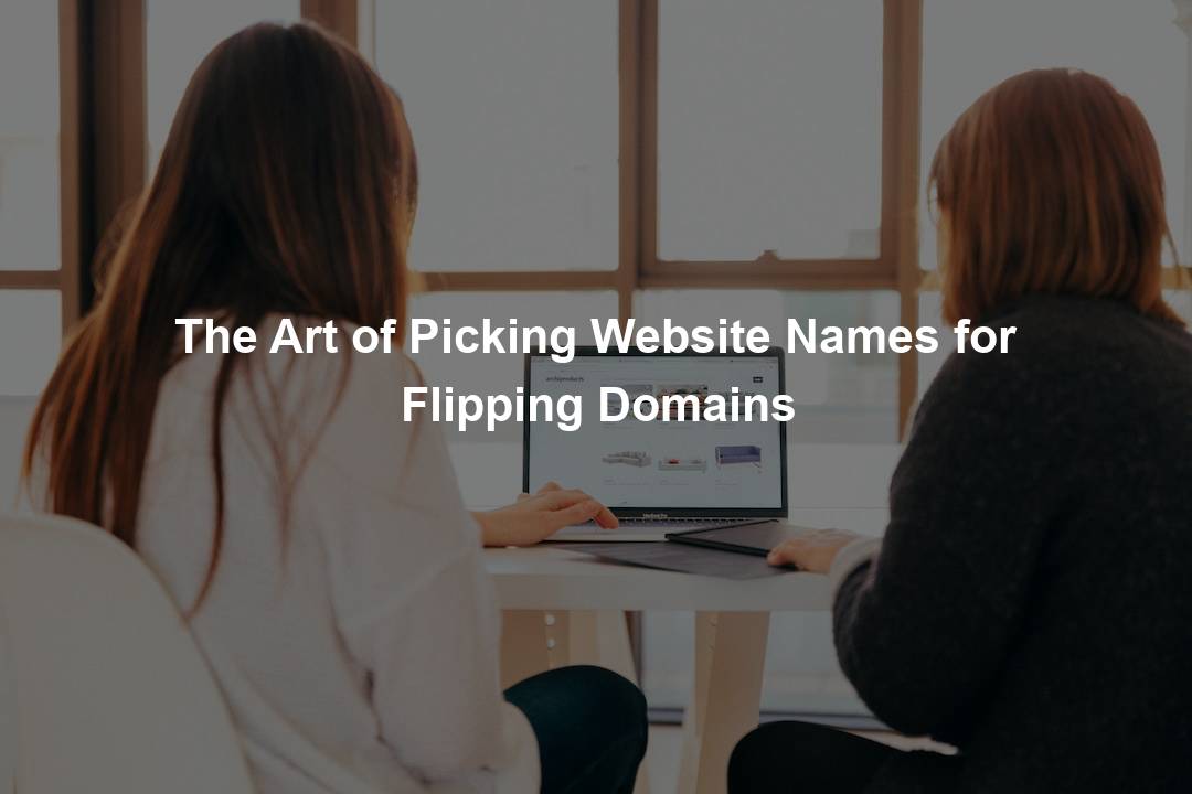 The Art of Picking Website Names for Flipping Domains – Domain Nexus
