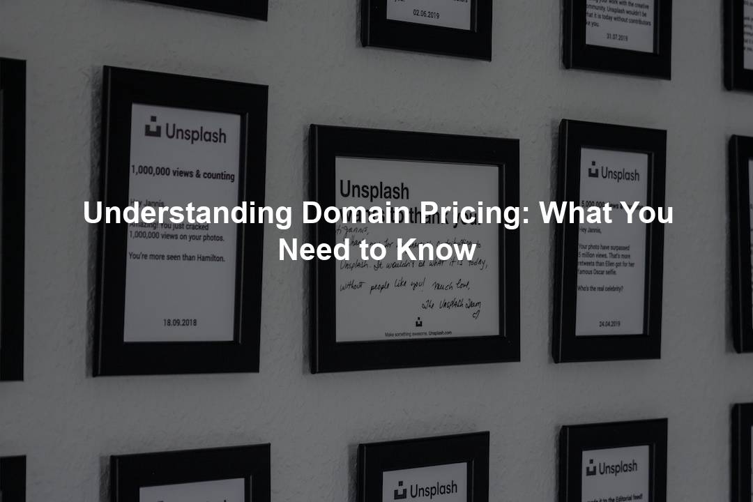 Understanding Domain Pricing: What You Need to Know – Domain Nexus